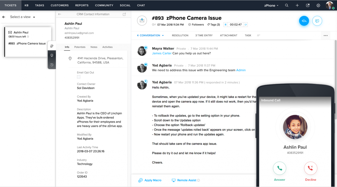 VoIP Integration with CRM: Everything you need to know!